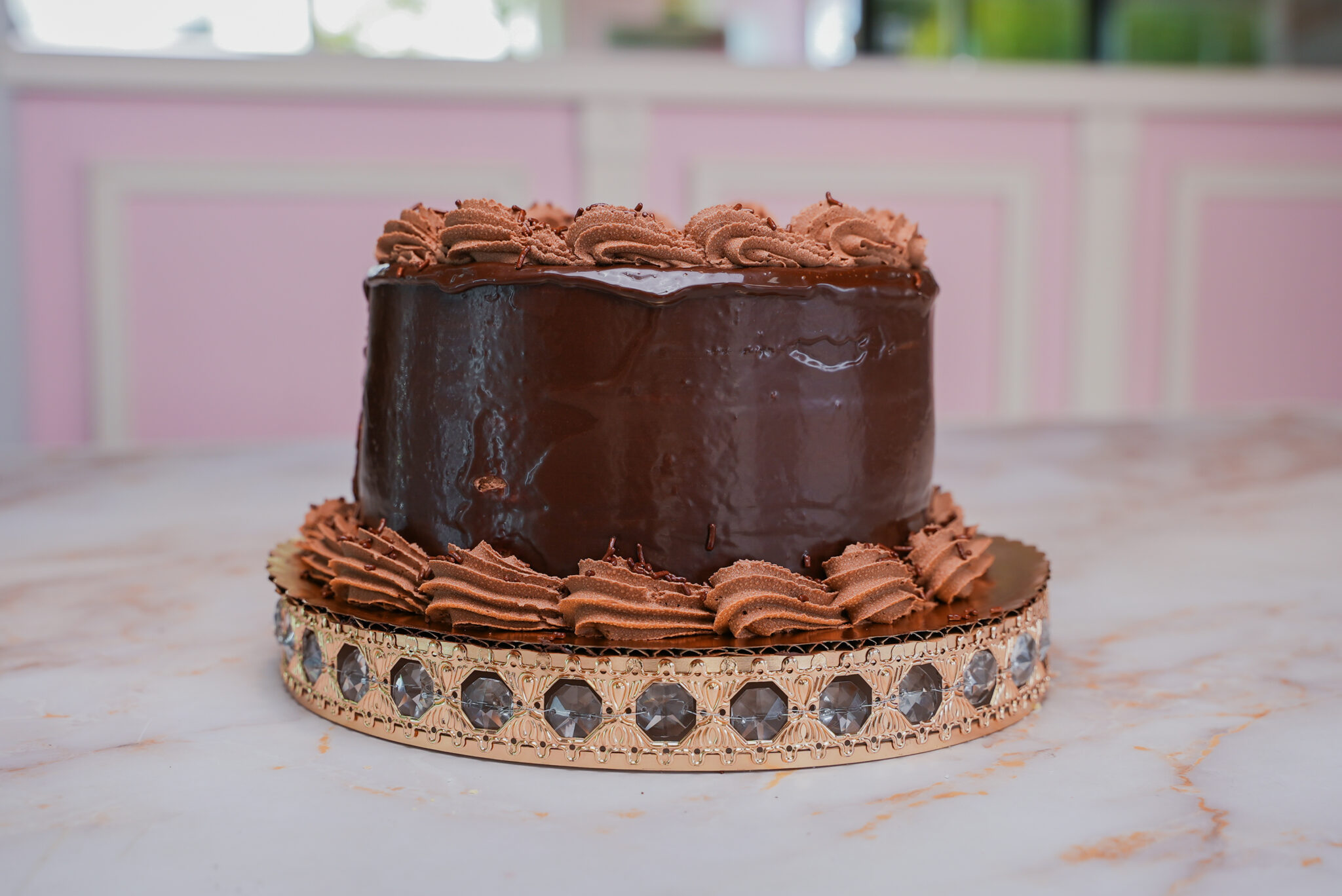 Boston Cream Cake – Cupcakes and Kisses